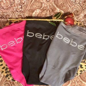 bebe | Intimates & Sleepwear | 3 Pair Of Sexy Plus Size Bebe Logo ...